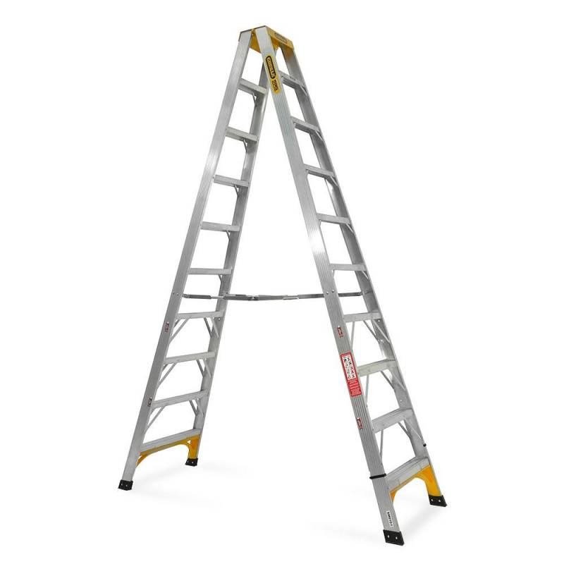 Indalex Double Sided Aluminium Step Ladder 10Ft - (3m)