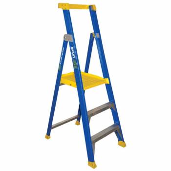 Gorilla Fibreglass Adjustable Platform Ladder 1.5-2.4m FPL0508-I ...