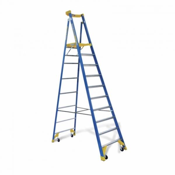 Bailey Fibreglass P150 Platform Ladder 5 Steps 15m Fs14072