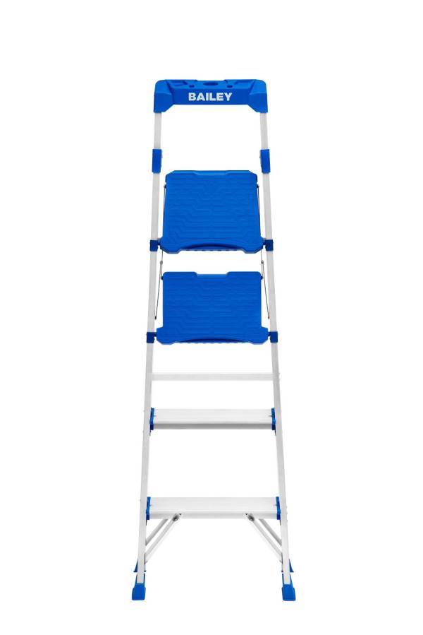Bailey Industrial Twin Alum 4 Step Platform Ladder - Rated 135KG - FS14041