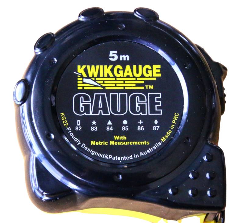 Kwikgauge 5m Brick Gauge Tape Measure.